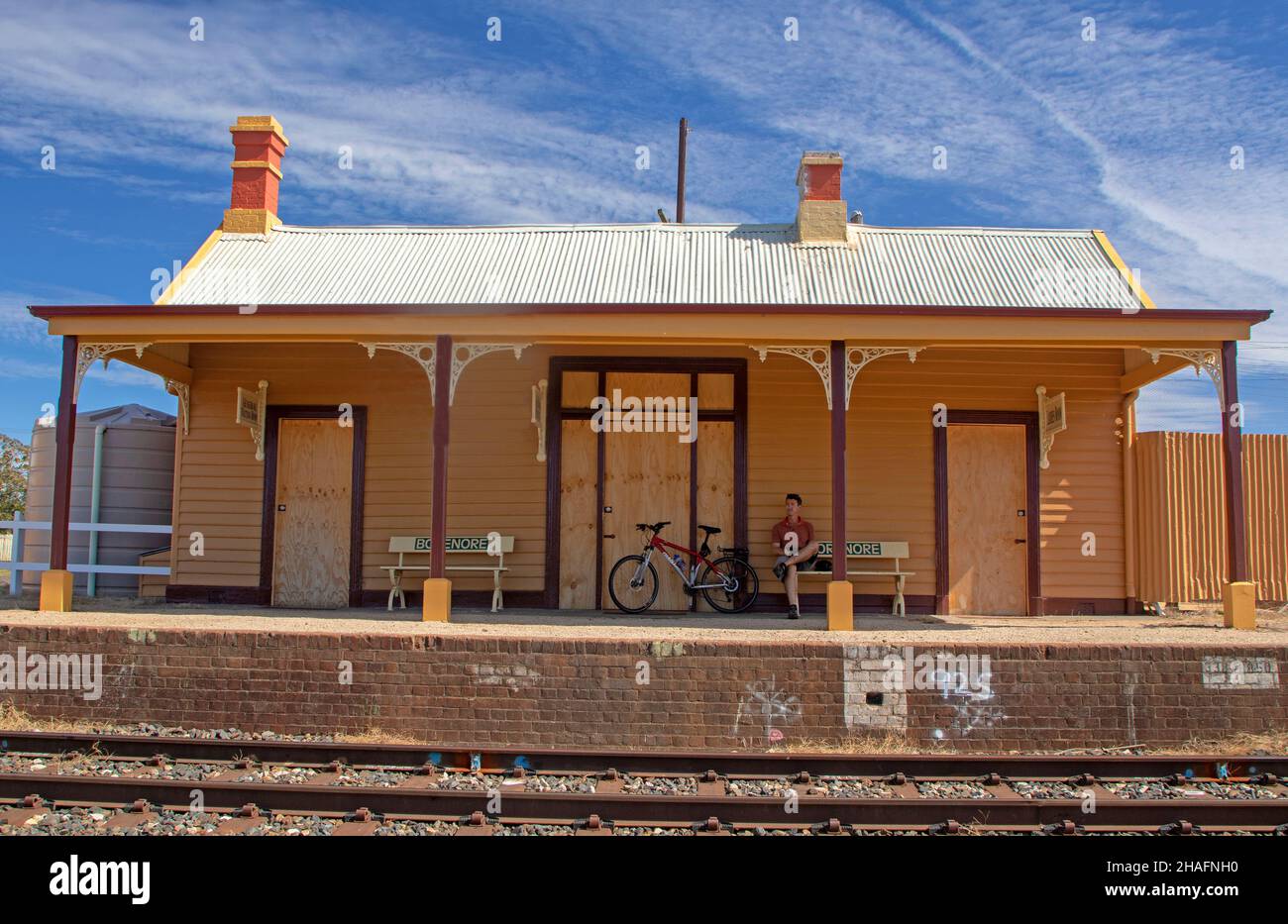 Old railway station at Borenore, outside of Orange Stock Photo - Alamy