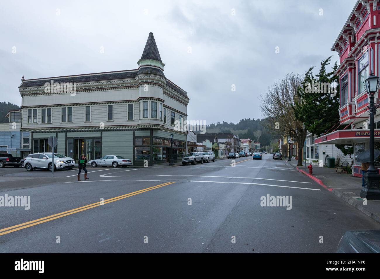 Victorian architecture california ferndale hi-res stock photography and ...