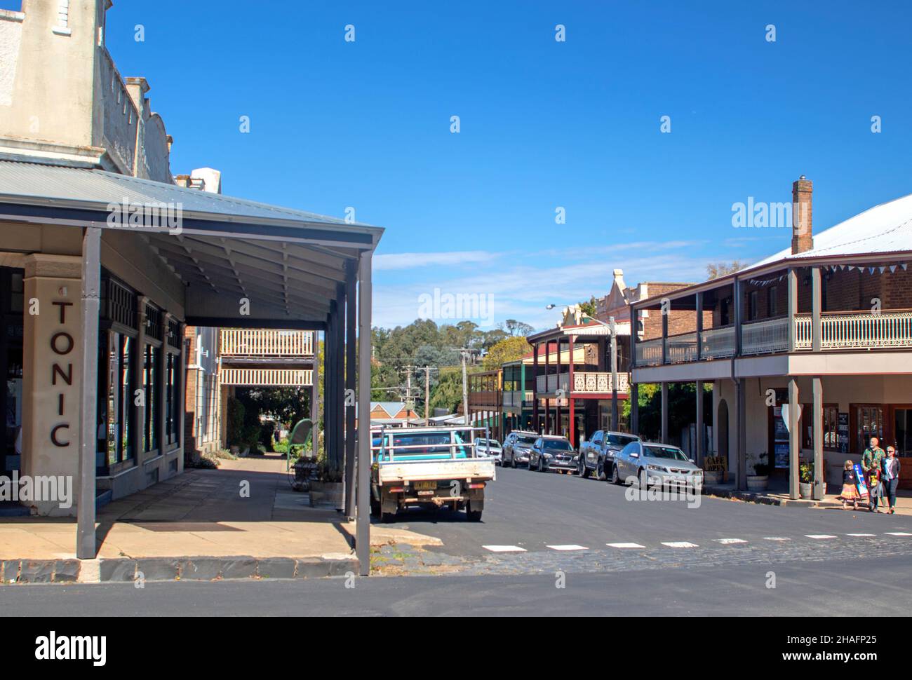 Streetscape in Millthorpe, NSW Stock Photo - Alamy