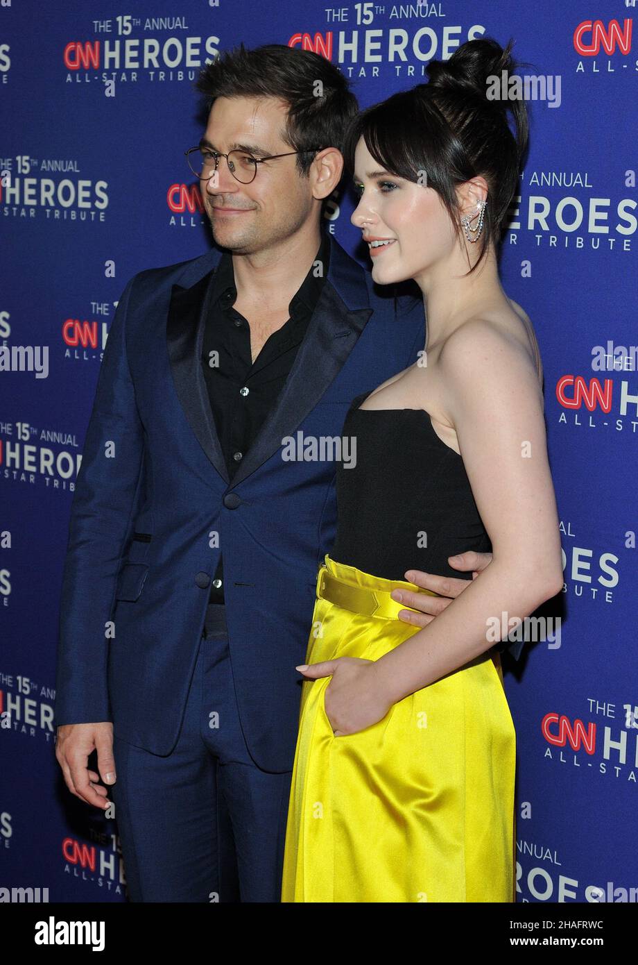 L-R: Jason Ralph and Rachel Brosnahan attend the 15th annual CNN Heroes ...
