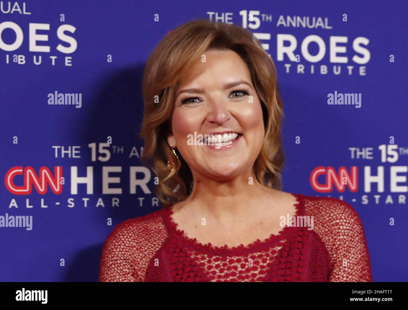 New York, United States. 12th Dec, 2021. Christine Romans arrives on ...
