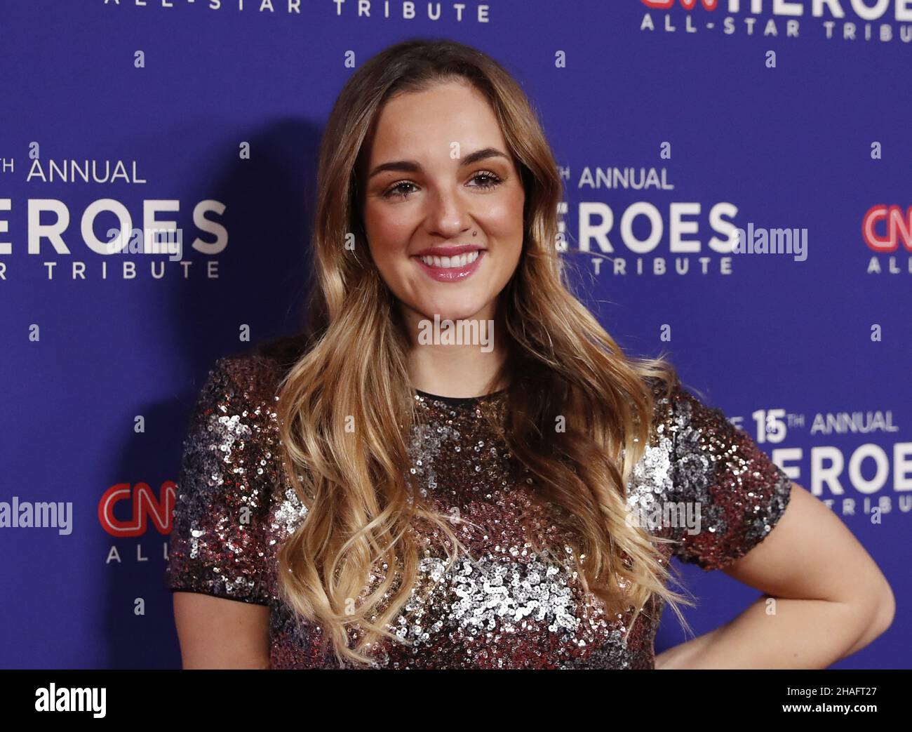 New York, United States. 12th Dec, 2021. Maggie Nichols arrives on the ...
