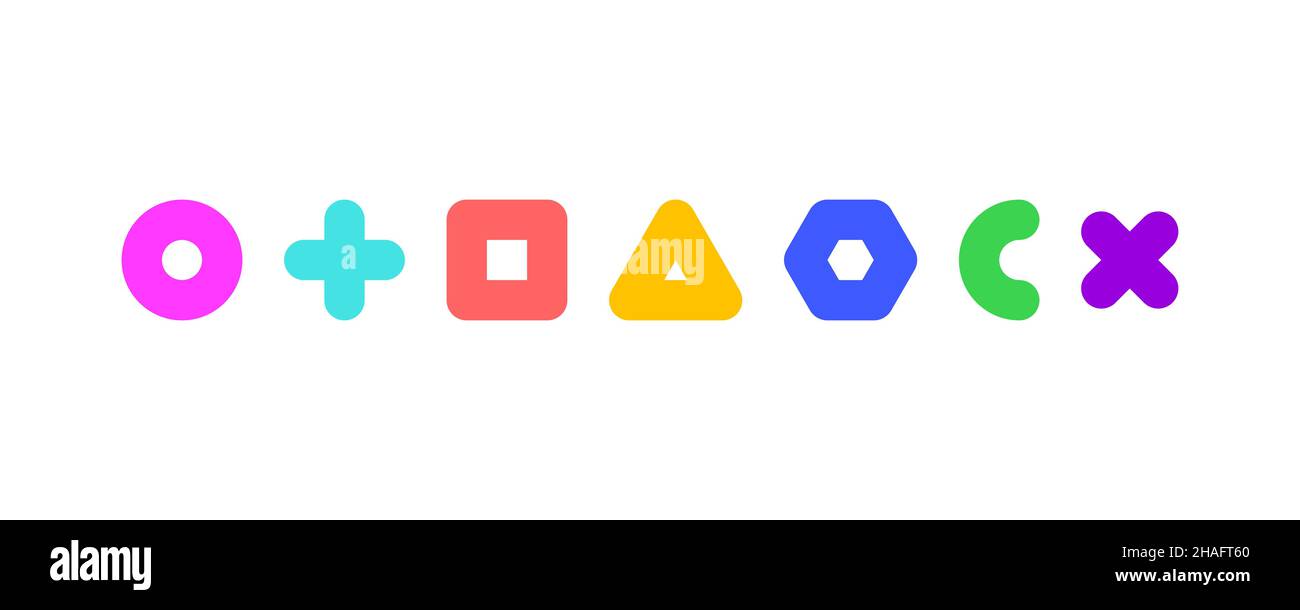 Transformation symbol. Geometric abstract shapes. Simple business logo ...