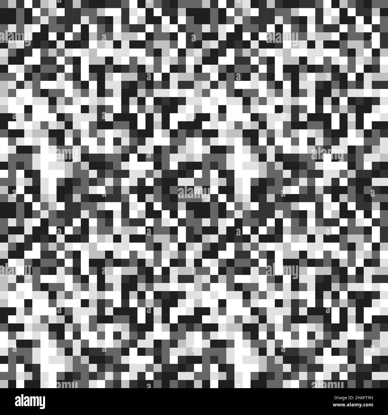 Seamless random squares mosaic Black and White Stock Photos & Images ...
