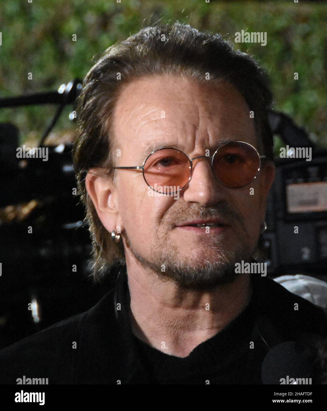Los Angeles, California, USA 12th December 2021 Musician Bono attends ...