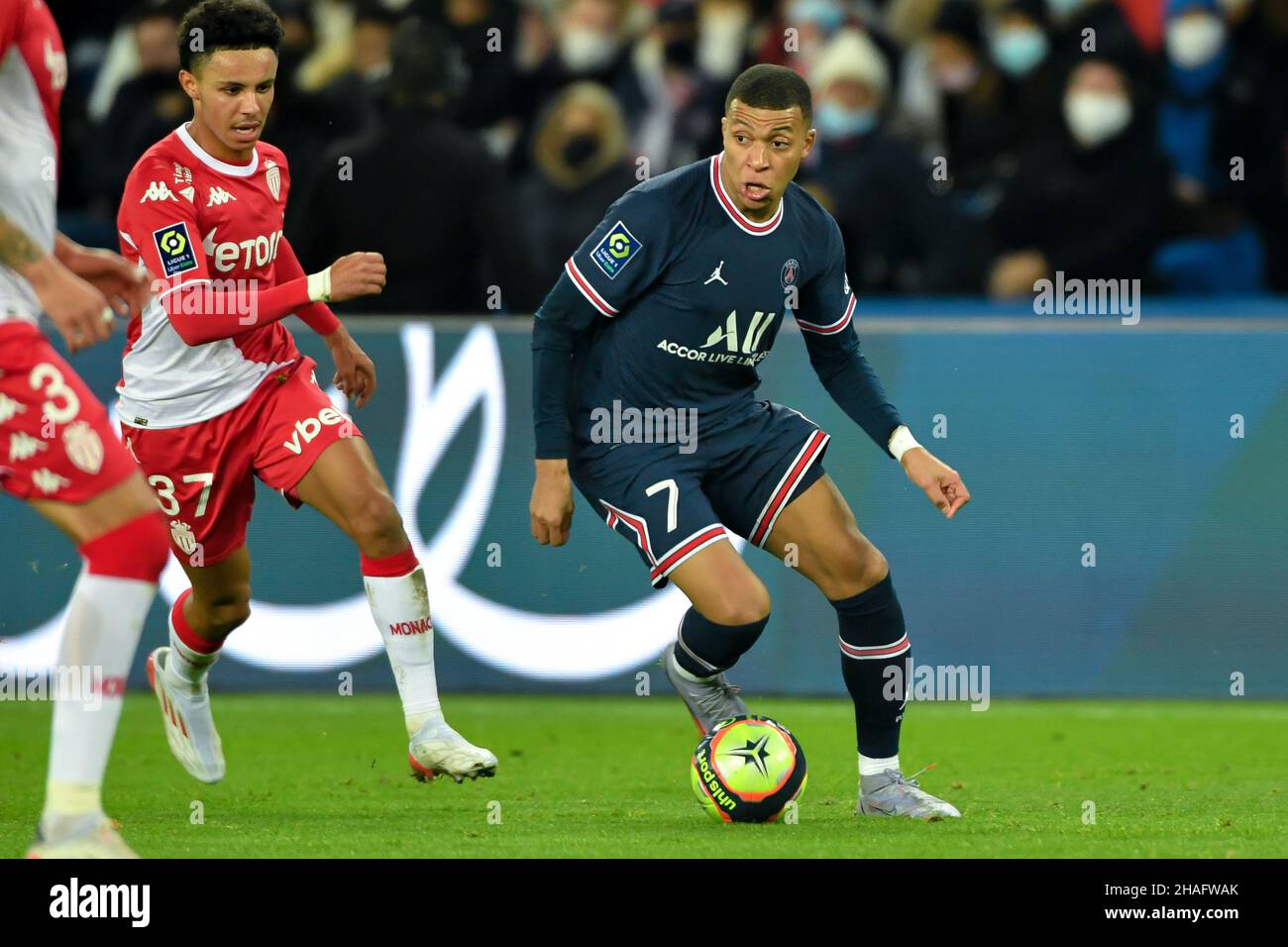 Kylian Mbappe - PSG vs AS Monaco in Parc des Princes, Paris, France, on ...