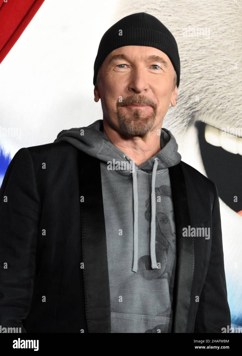Los Angeles, California, USA 12th December 2021 Musician The Edge ...