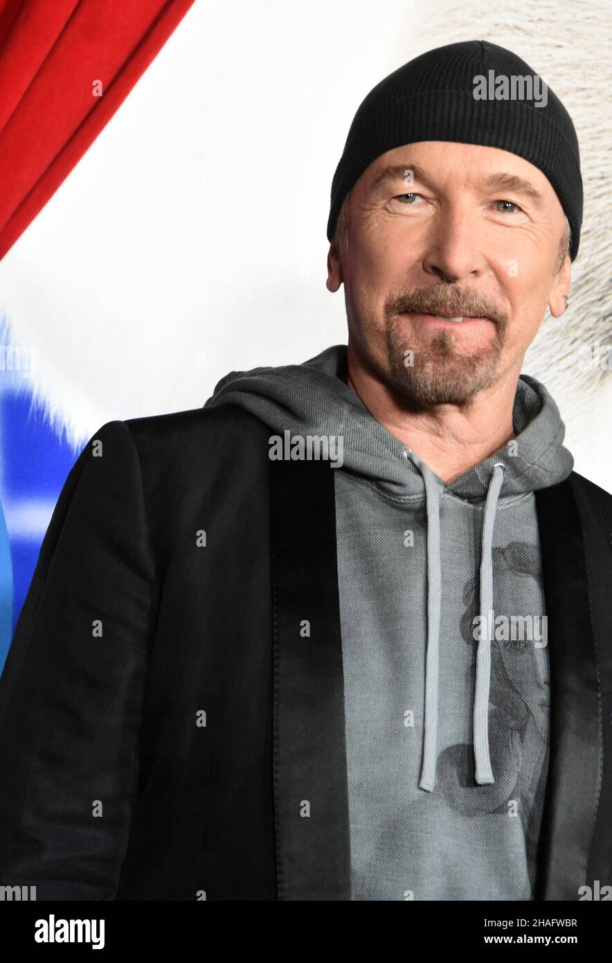 Los Angeles, California, USA 12th December 2021 Musician The Edge ...