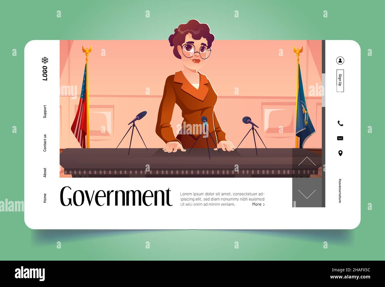 Female ceo cartoon Stock Vector Images - Alamy