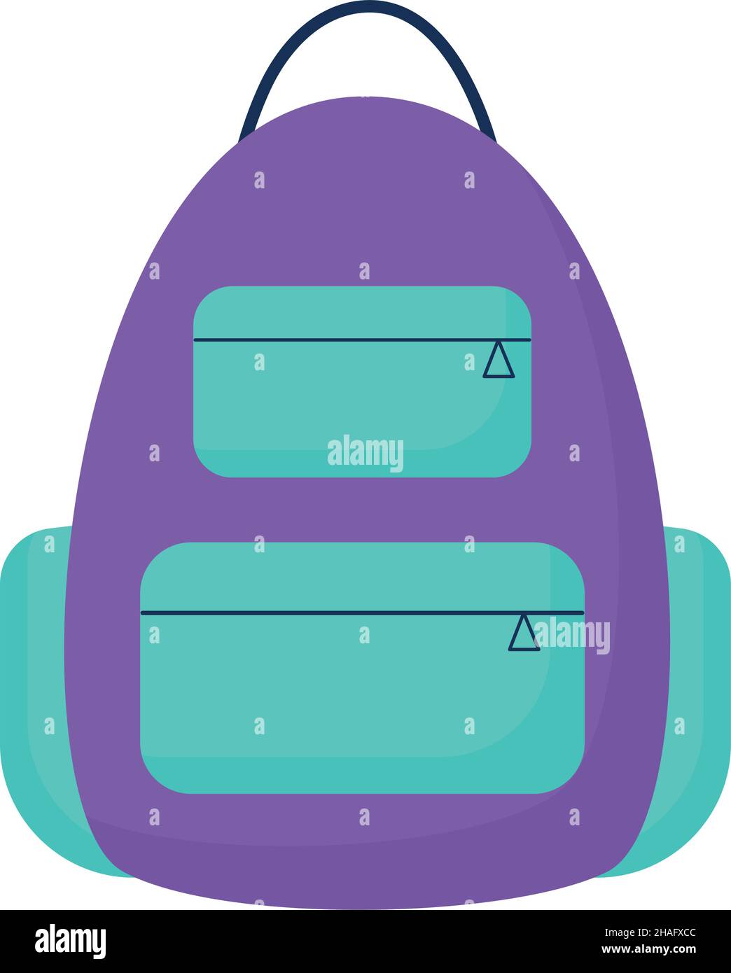 purple backpack design Stock Vector Image & Art - Alamy