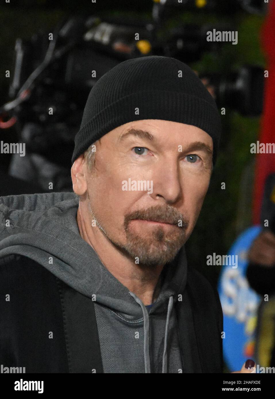 Los Angeles, California, USA 12th December 2021 Musician The Edge ...