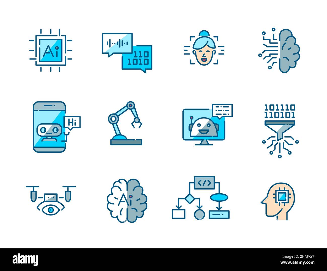 Neural vision Stock Vector Images - Alamy