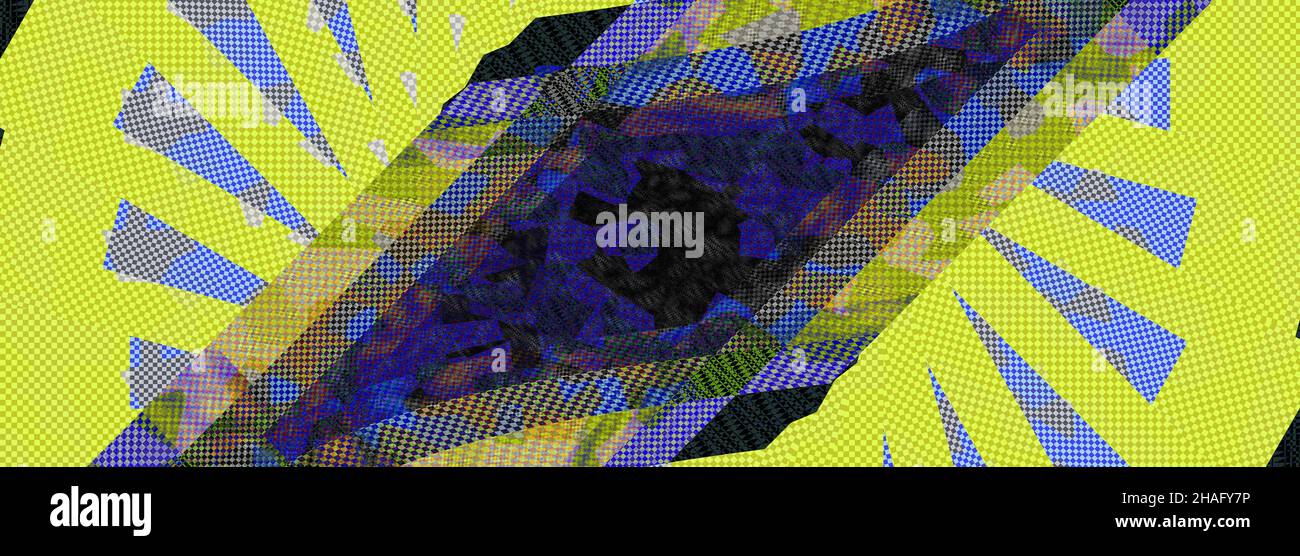 An abstract retro neon diamond shape background image Stock Photo - Alamy