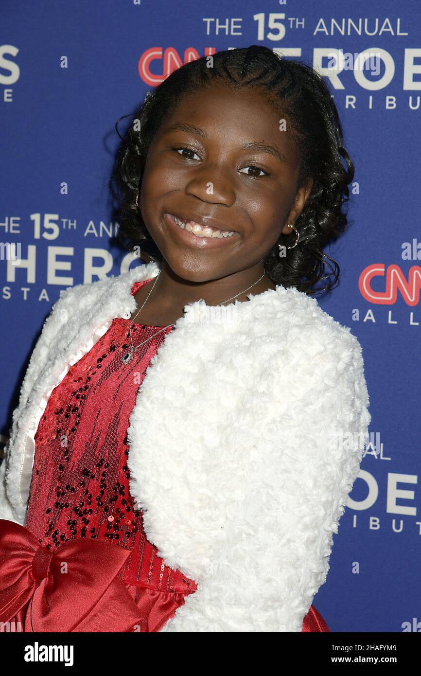 Young Wonder Chelsea Phaire attends the 15th Annual CNN Heroes All-Star ...