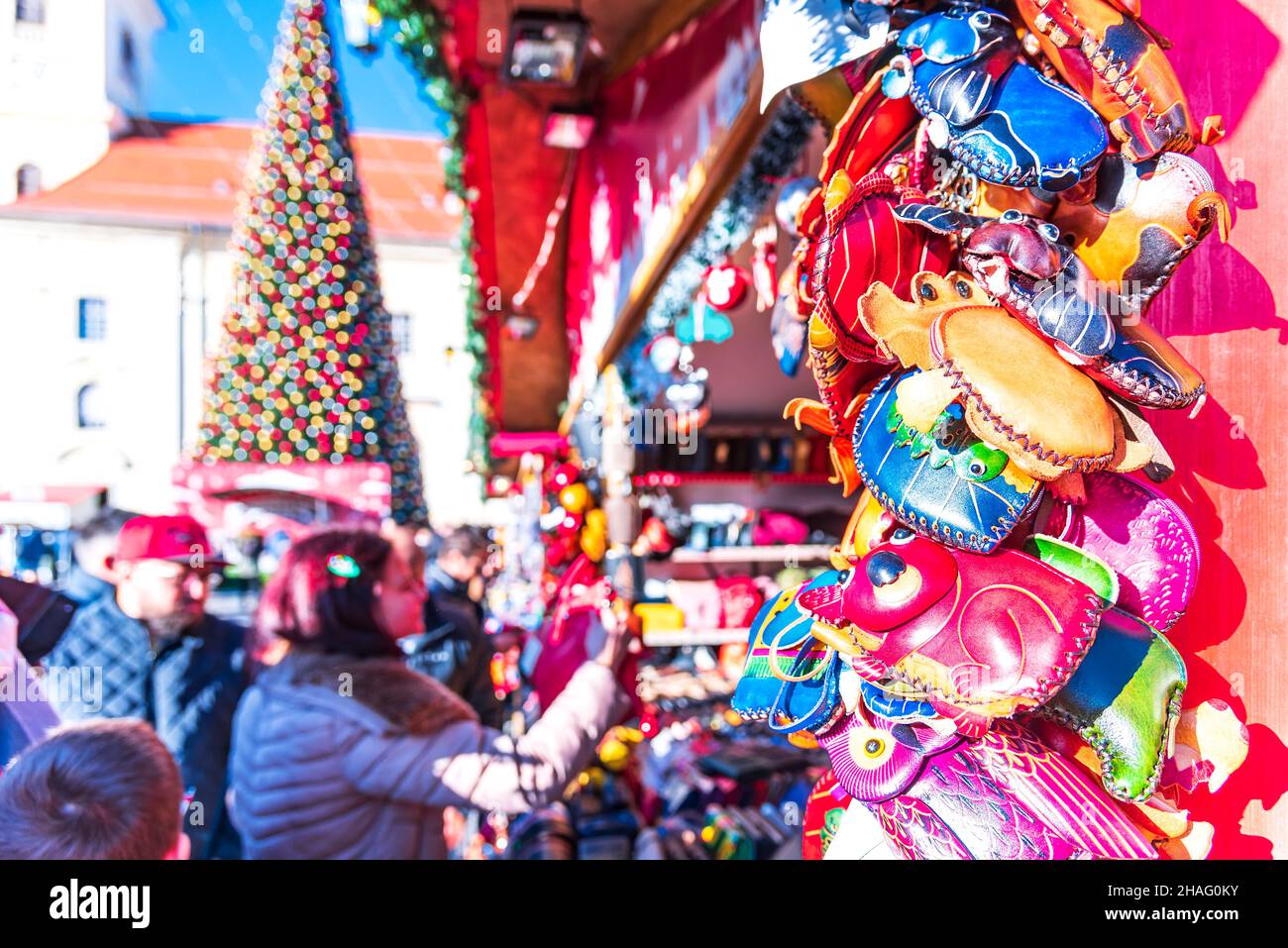 Sibiu, Romania - 15 December 2019: Sibiu Christmas Market, largest in ...