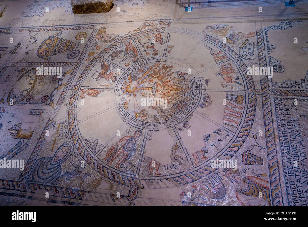 Israel, Galilee, Zippori National Park A mishnaic-period city with an ...