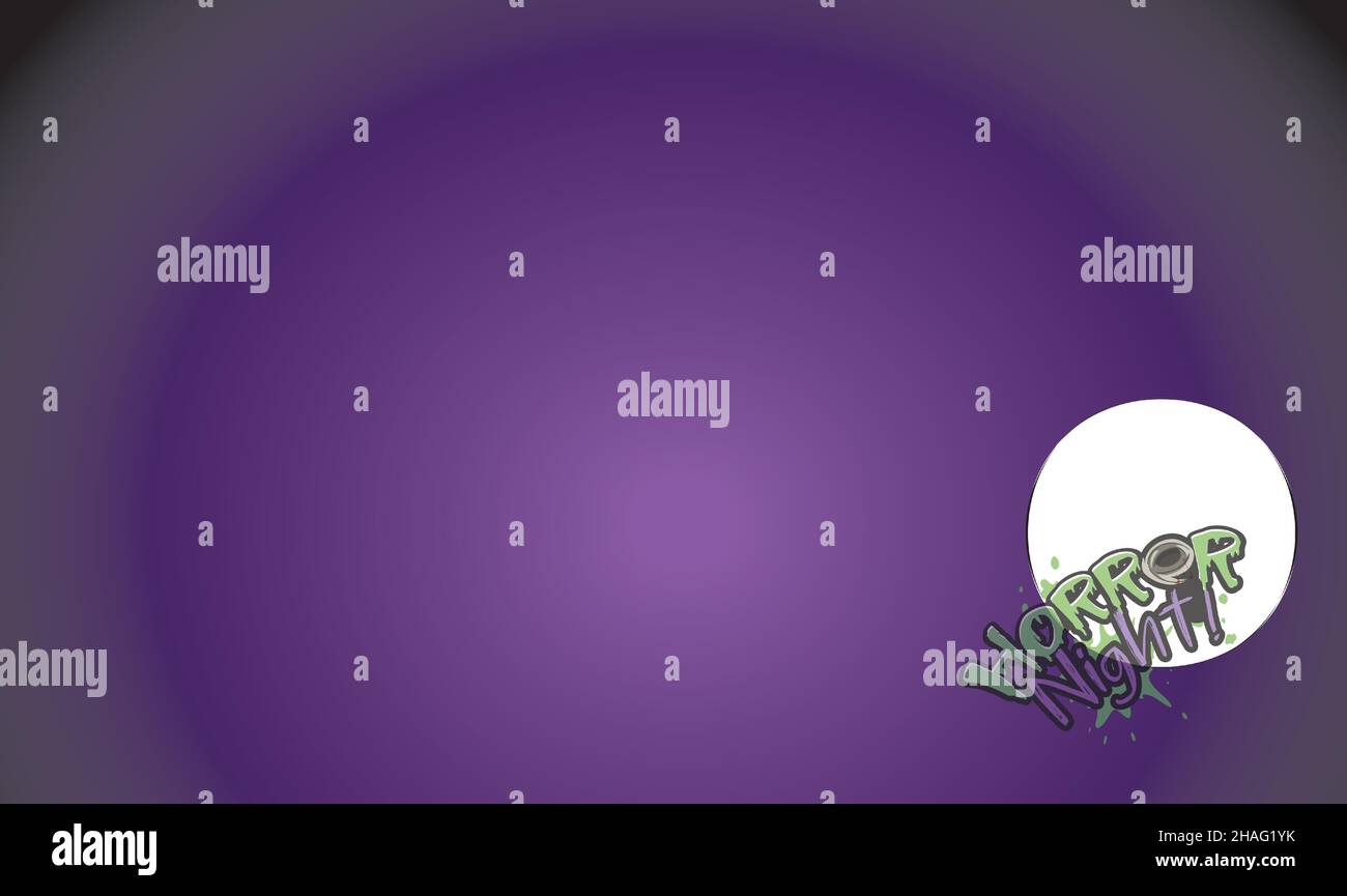 horror night with moon on abstract background Stock Vector Image & Art ...