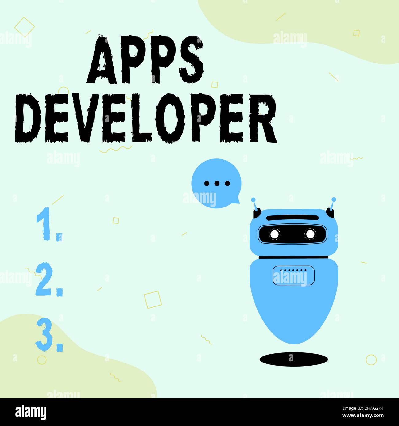 Text showing inspiration Apps Developer. Internet Concept Graphic ...