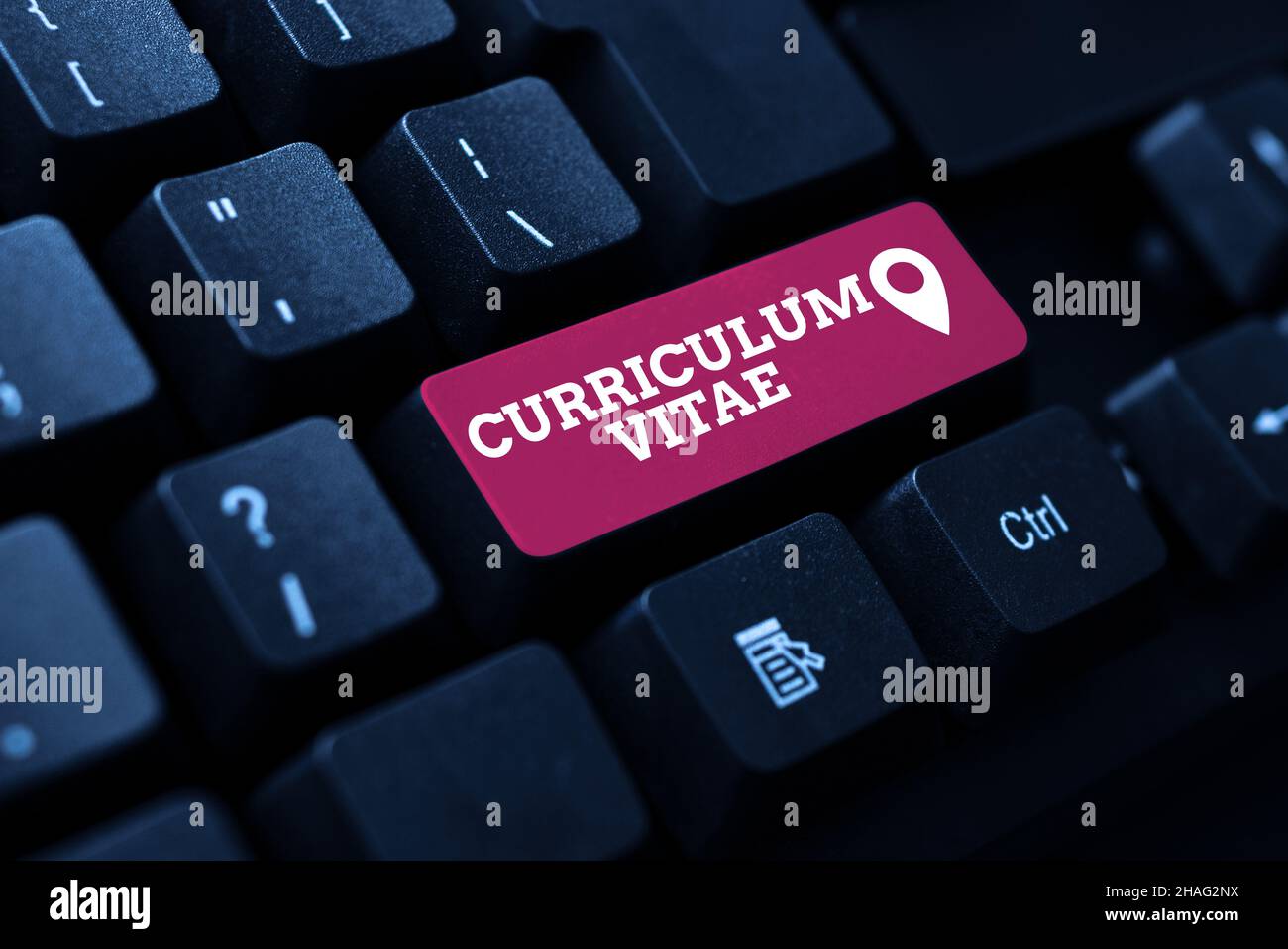 Writing displaying text Curriculum Vitae. Word Written on overview of ...