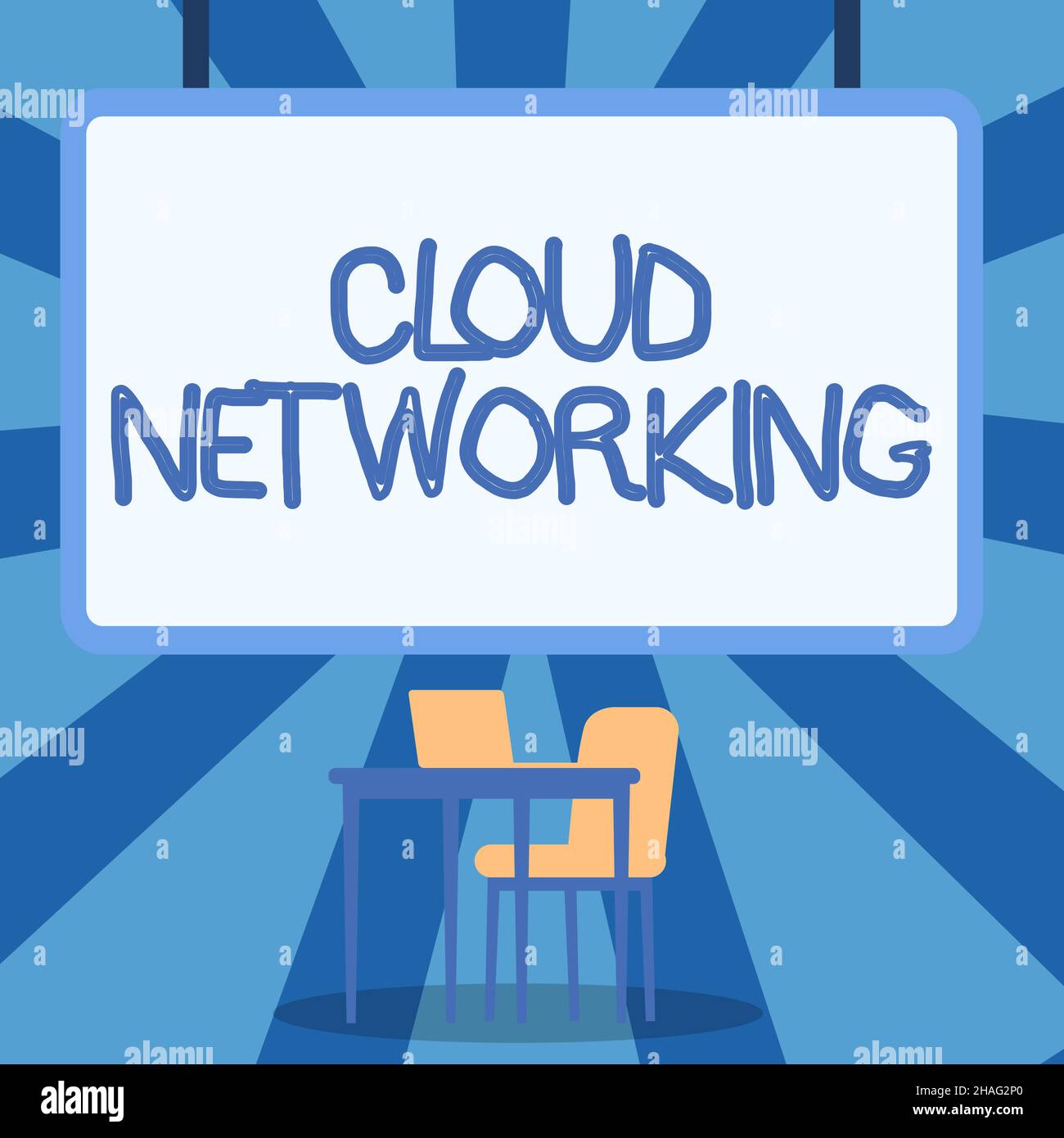 Sign Displaying Cloud Networking Business Overview Is Term Describing Access Of Networking