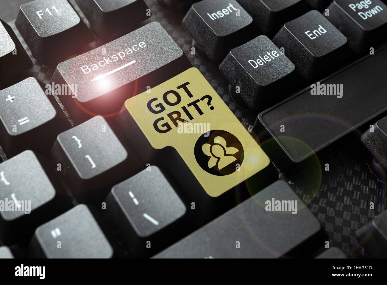 Text caption presenting Got Grit Question. Business overview A hardwork ... Text caption presenting Got Grit Question. Business overview A hardwork ...