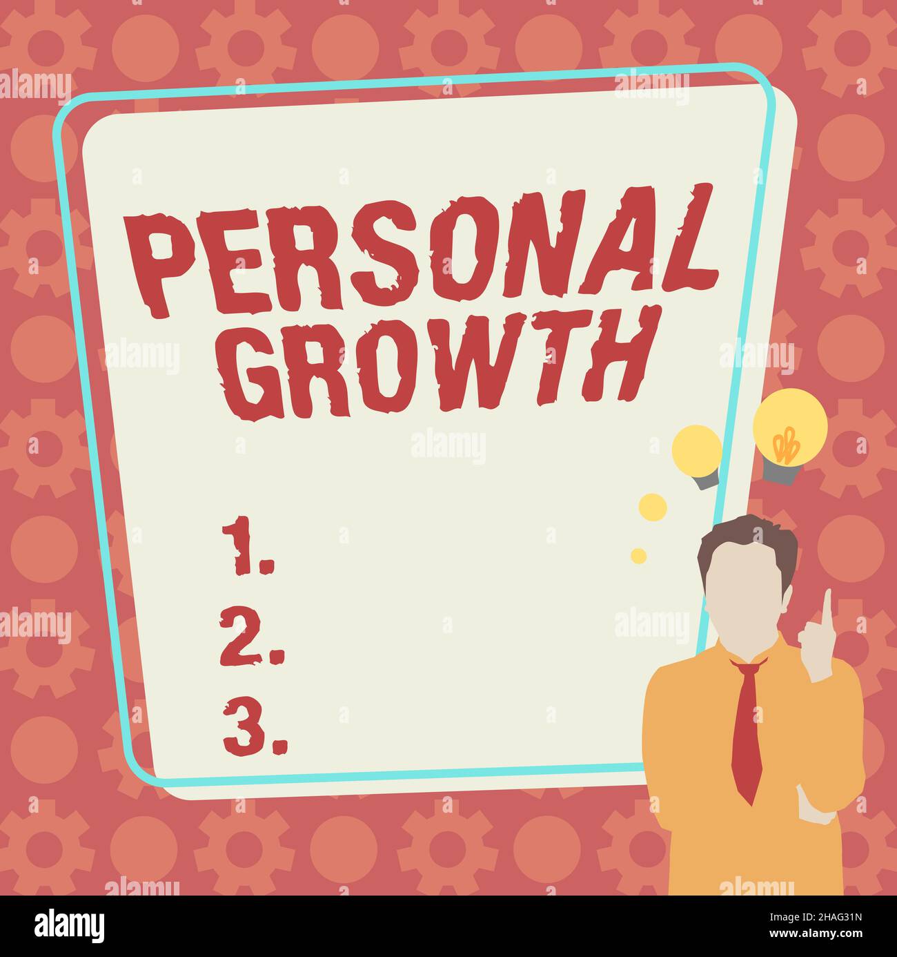 Conceptual display Personal Growth. Business approach improve develop ...