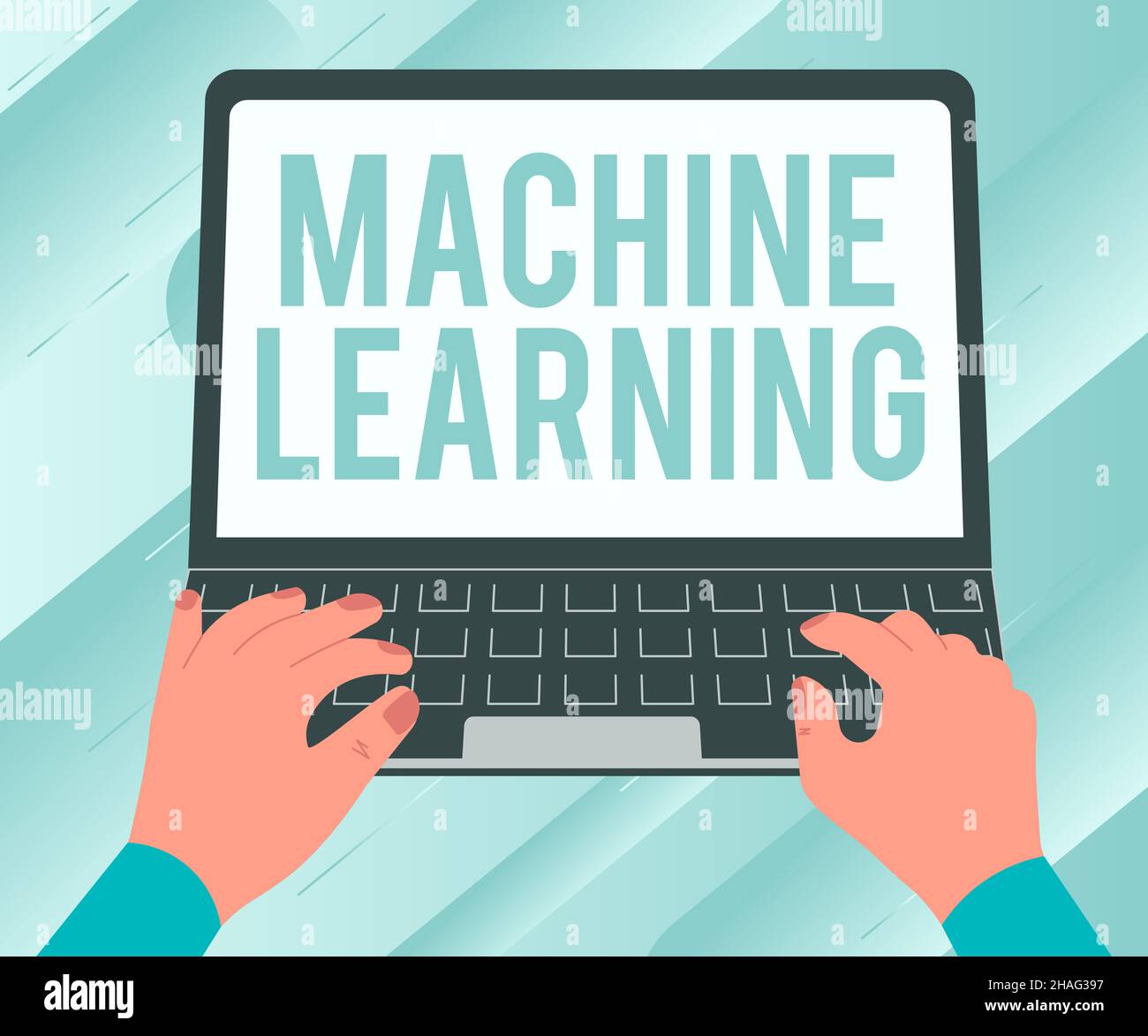 Inspiration showing sign Machine Learning. Business overview give ...