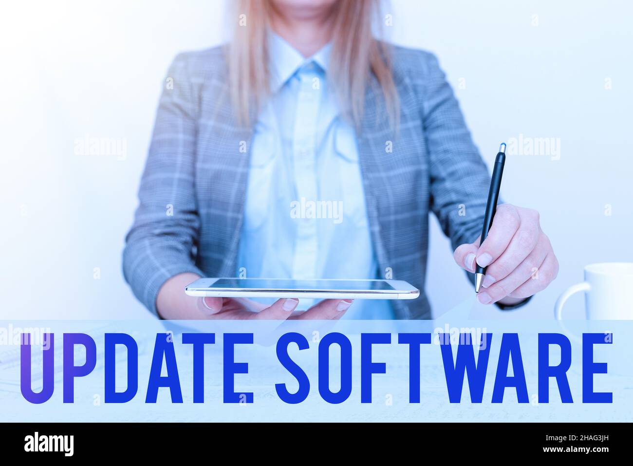 Inspiration showing sign Update Software. Conceptual photo replacing program with a newer ...