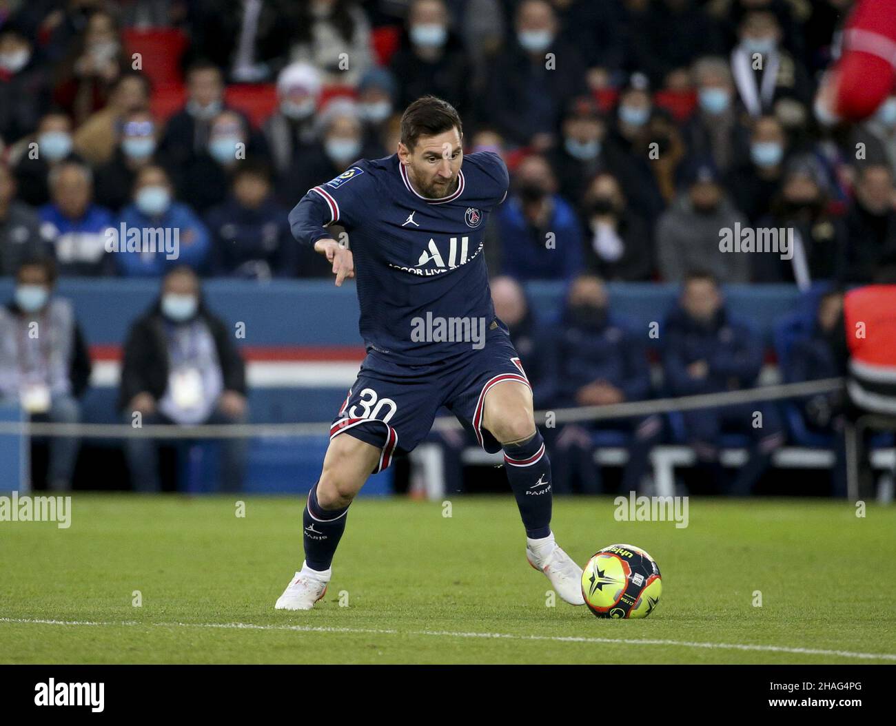 Lionel Messi of PSG during the French championship Ligue 1 football ...