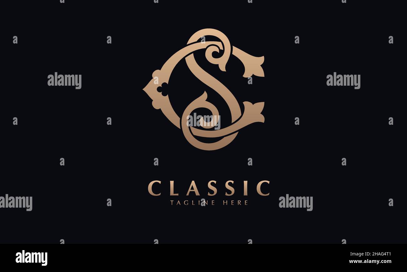 Cs initials logo hi-res stock photography and images - Alamy