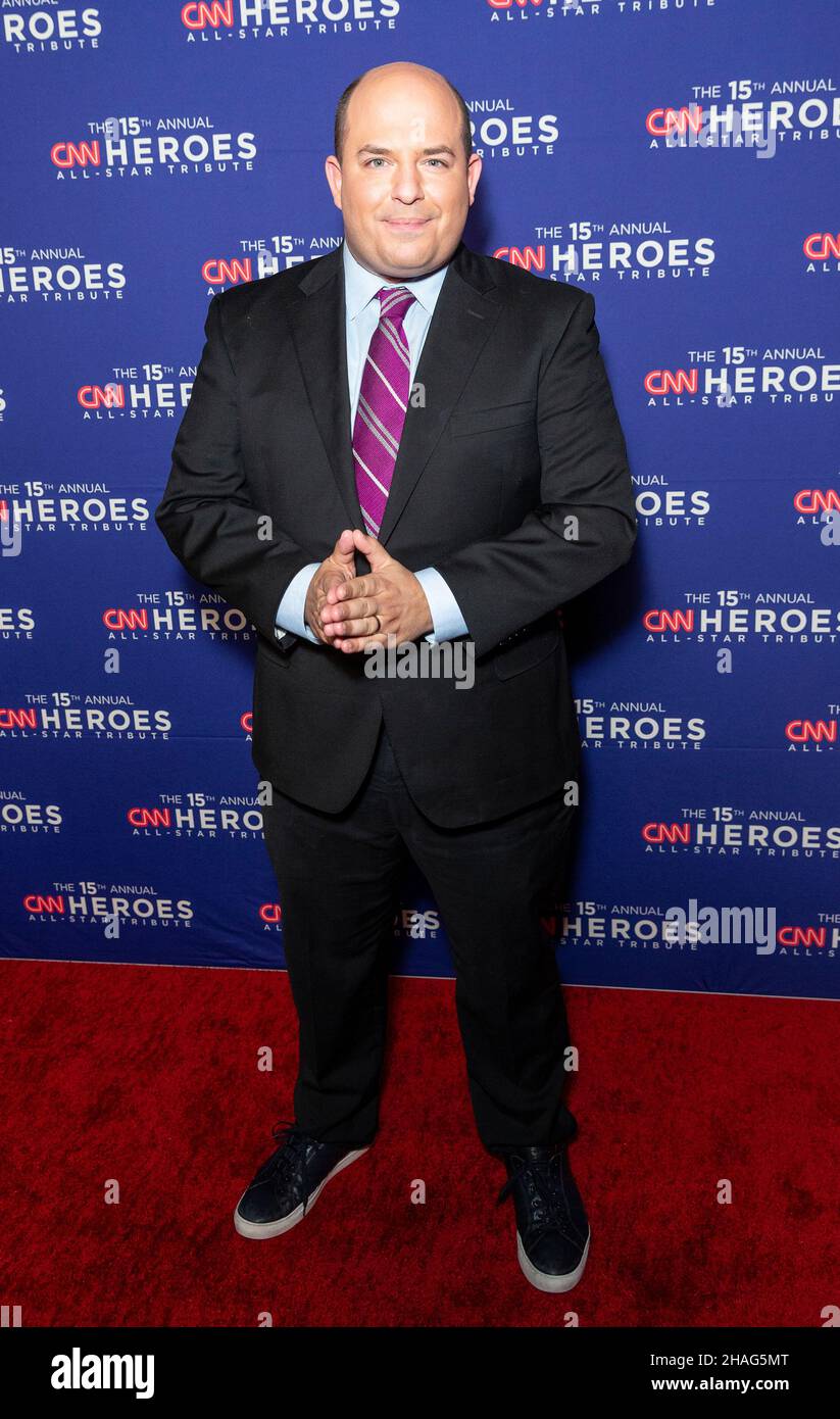 New York, USA. 12th Dec, 2021. CNN anchor Brian Stelter attends 15th ...