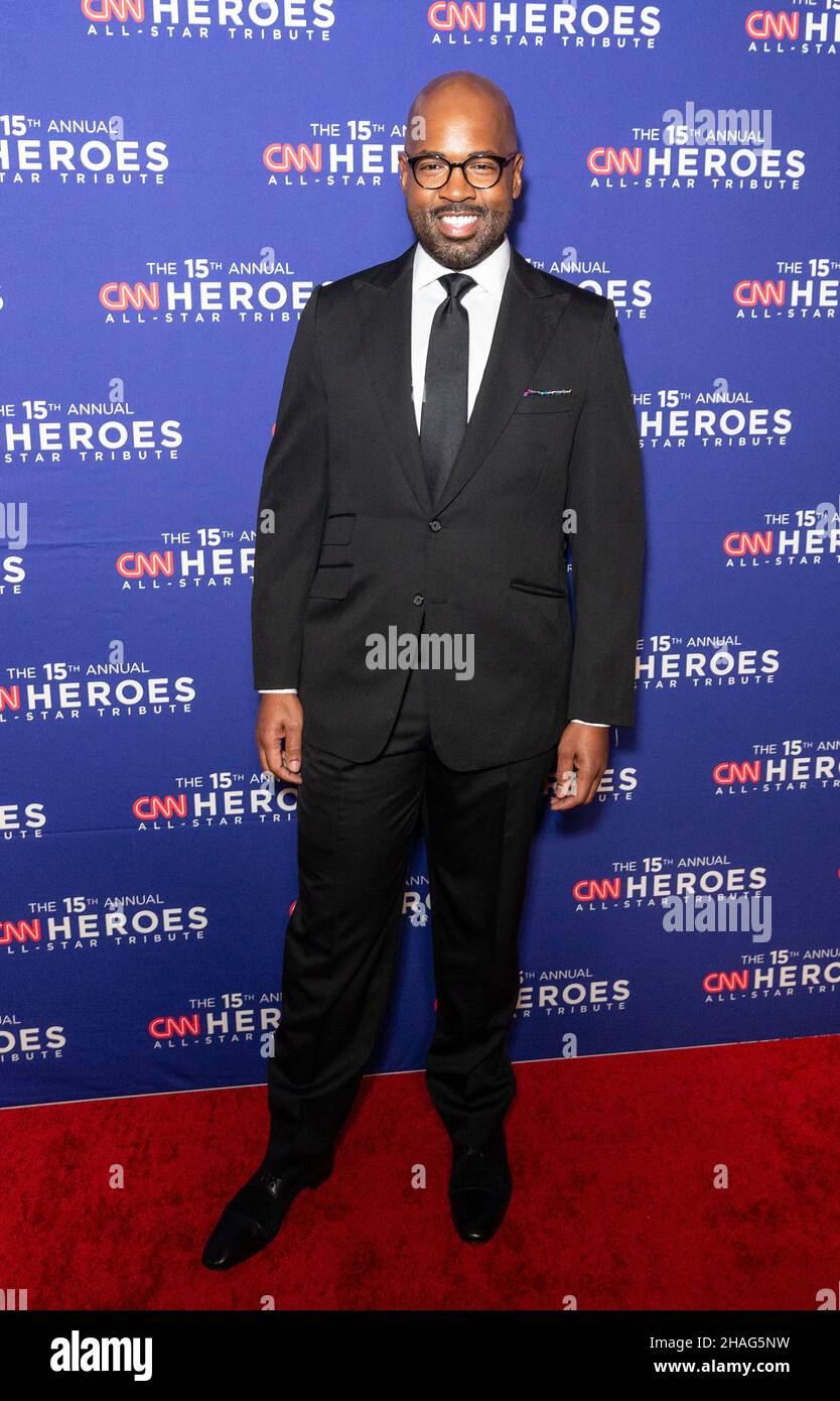 New York, USA. 12th Dec, 2021. CNN anchor Victor Blackwell attends 15th ...