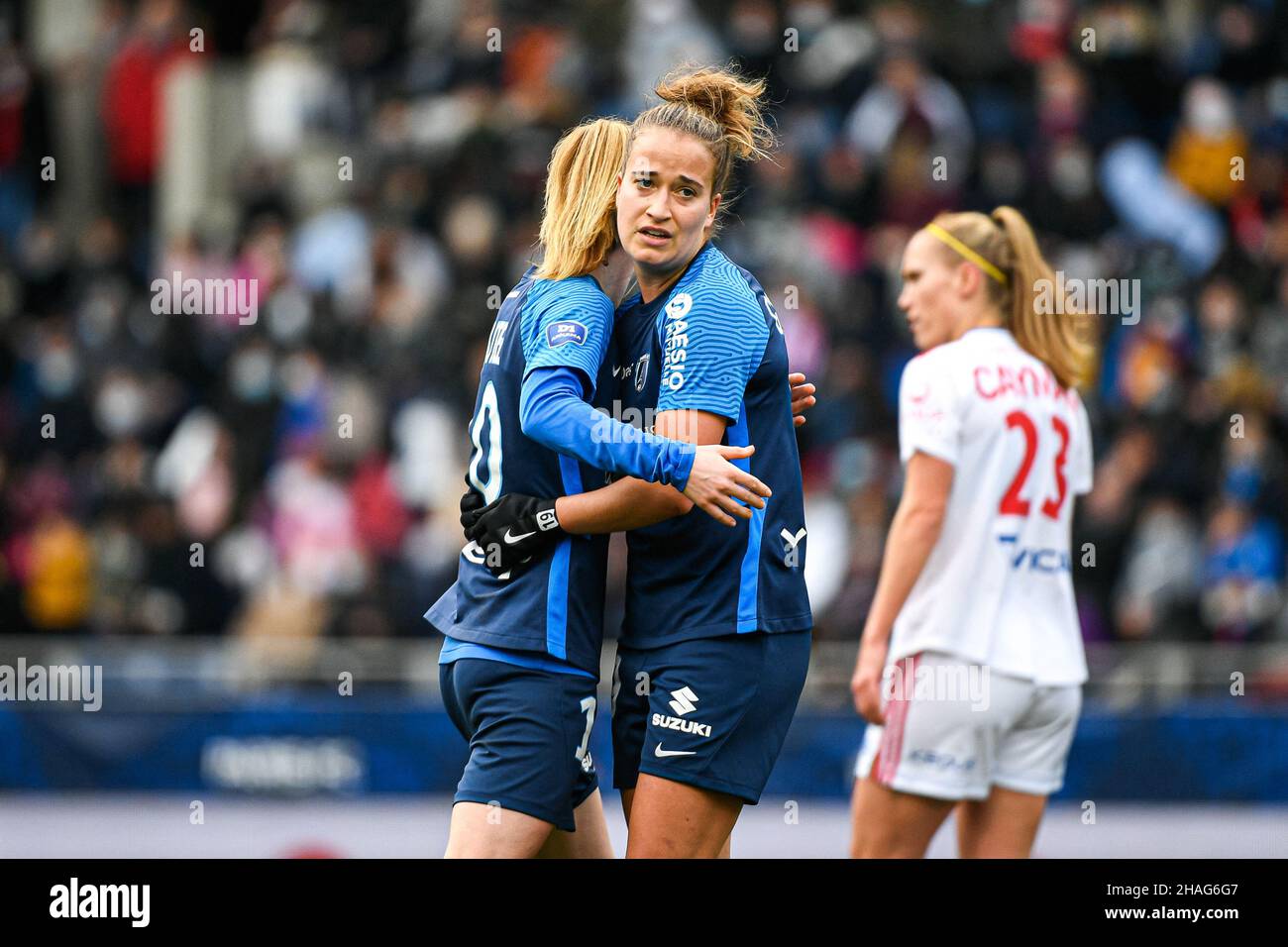 Thea Greboval of Paris FC during the Women's French championship, D1 ...