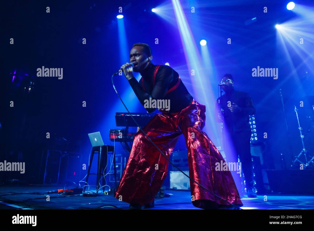 12092021 - Toronto, Canada. Singer and dancer James Baley performing at ...