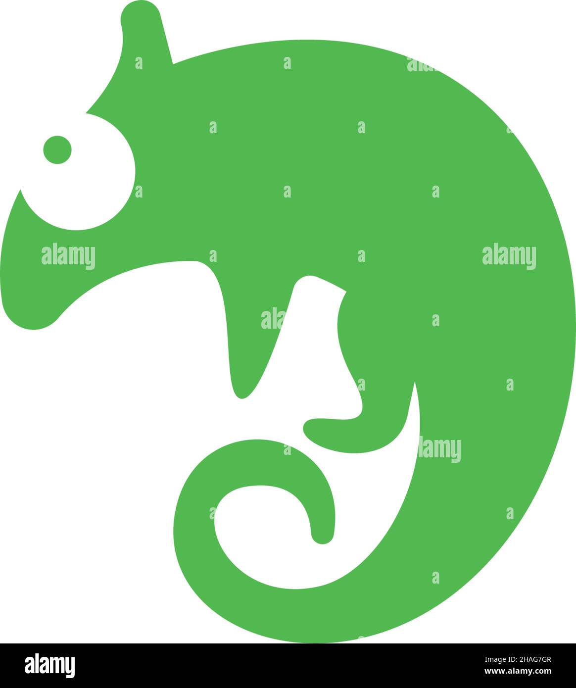 Chameleon logo icon design template illustration vector Stock Vector ...