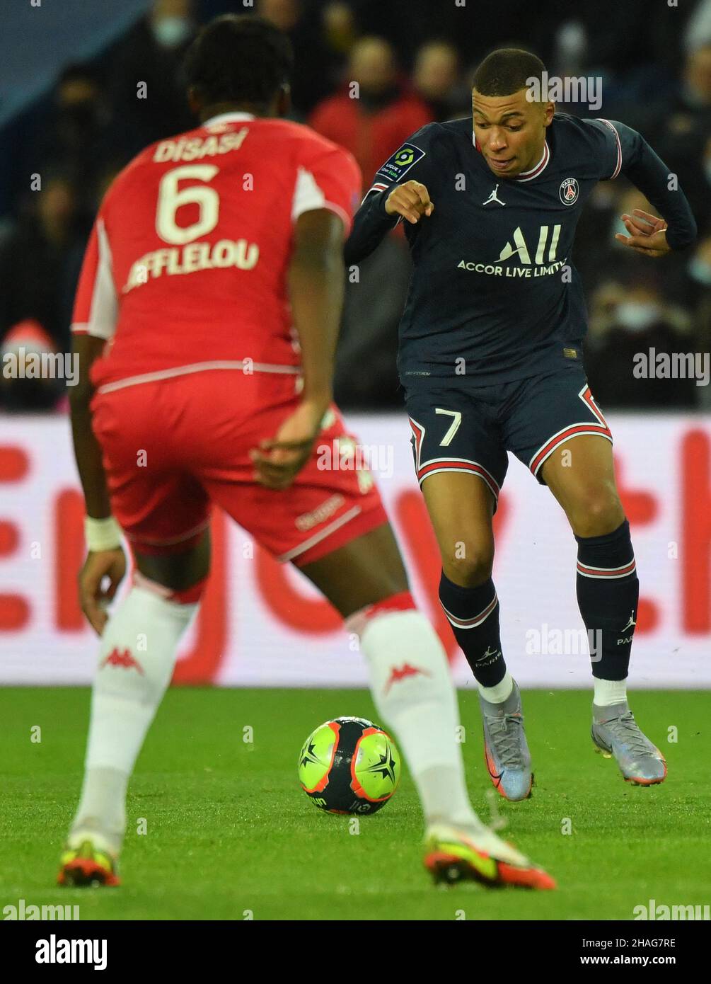 Kylian Mbappé of PSG during the Ligue 1 Uber Eats match between Paris ...