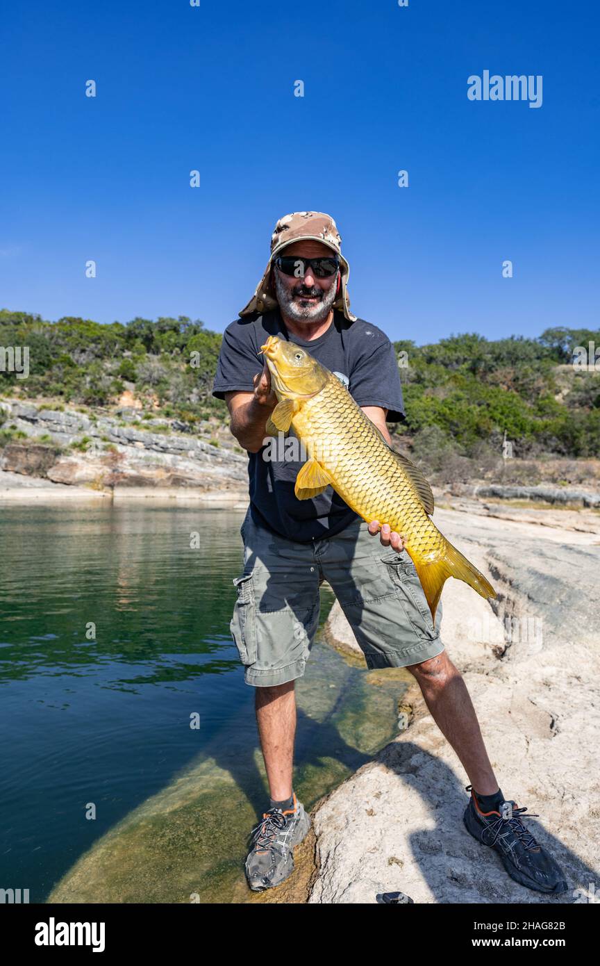 Johnson City, Texas, USA. 10 December, 2021. Visit to Pedernales Falls ...