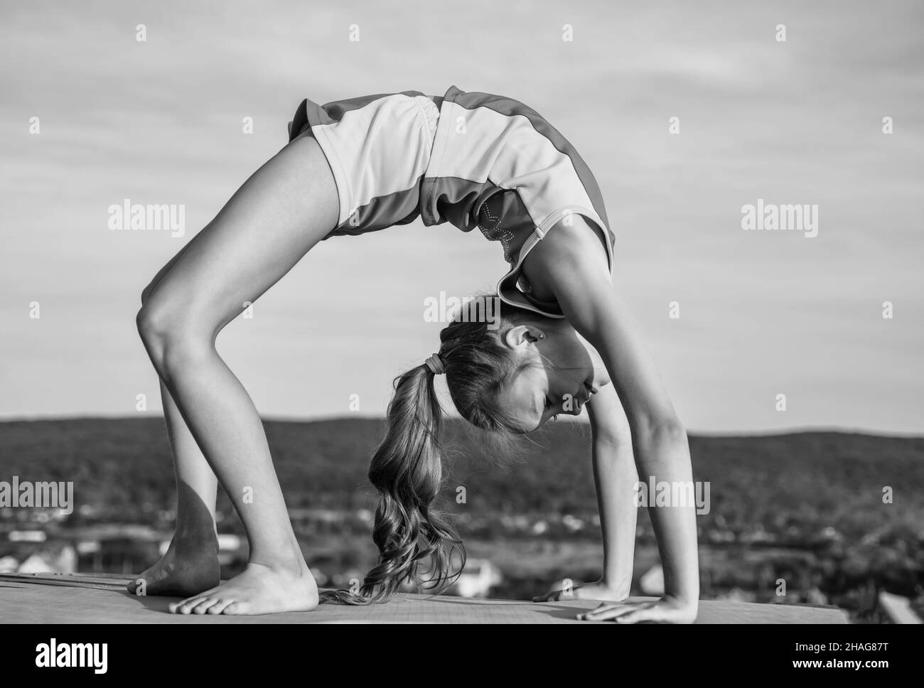 Always in good shape. happy childhood. future of sport. warm up for ...