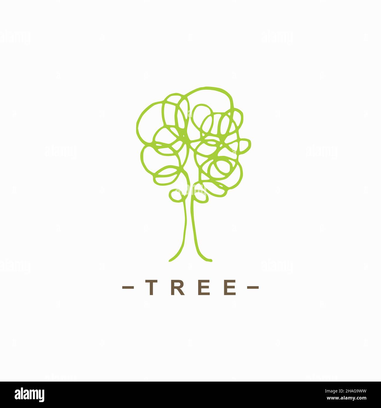 Abstract tree sign. Graphic vector symbol Stock Vector Image & Art - Alamy