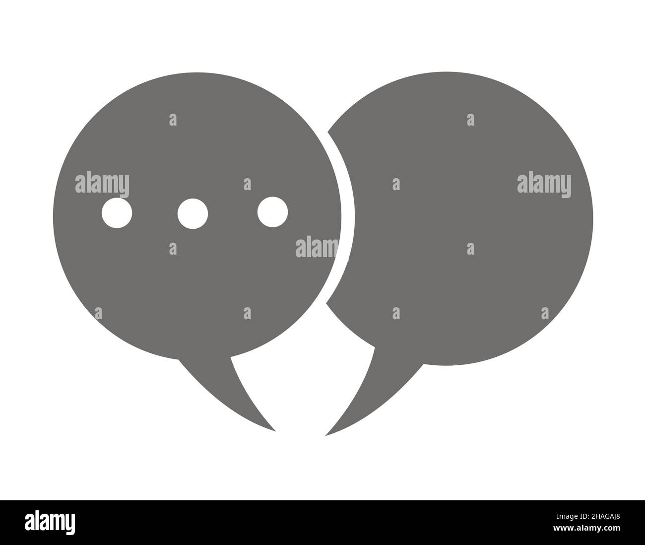 Speech bubble vector illustration Stock Vector Image & Art - Alamy
