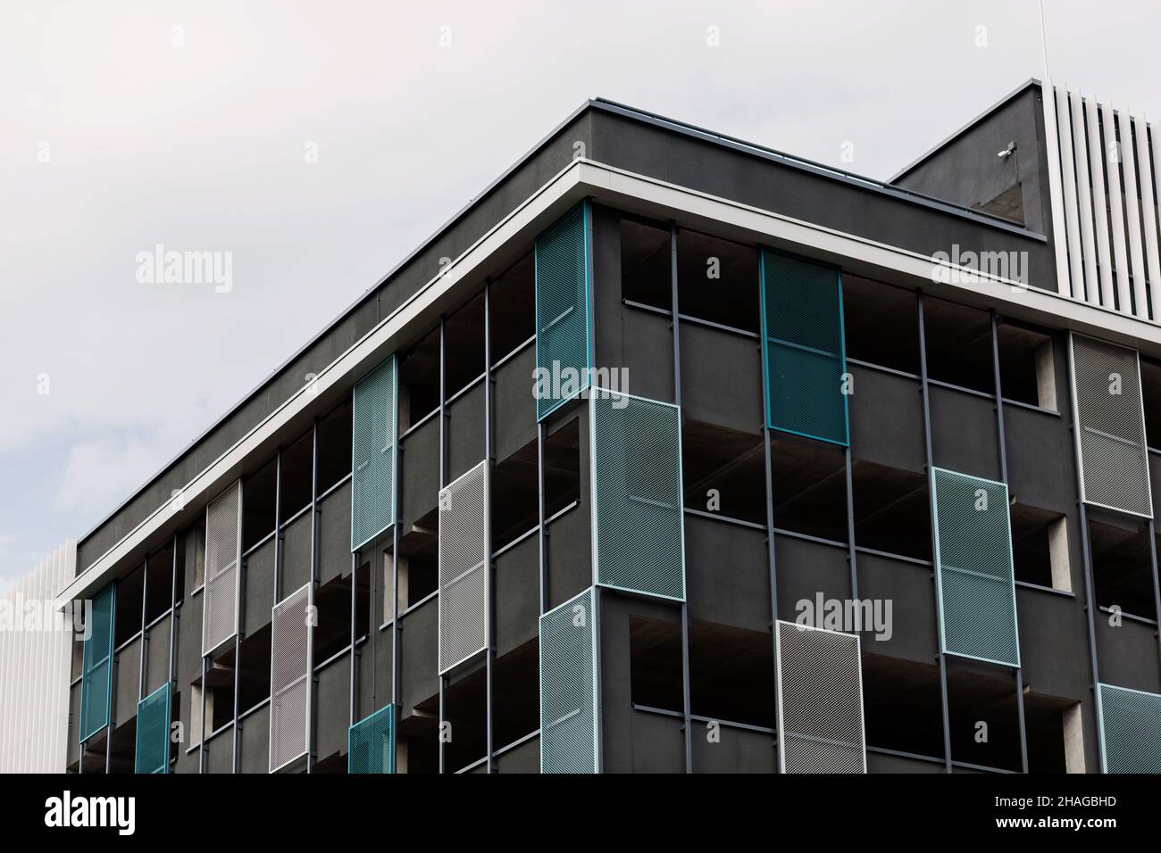 Modern factory buildings. Industrial architecture Stock Photo - Alamy