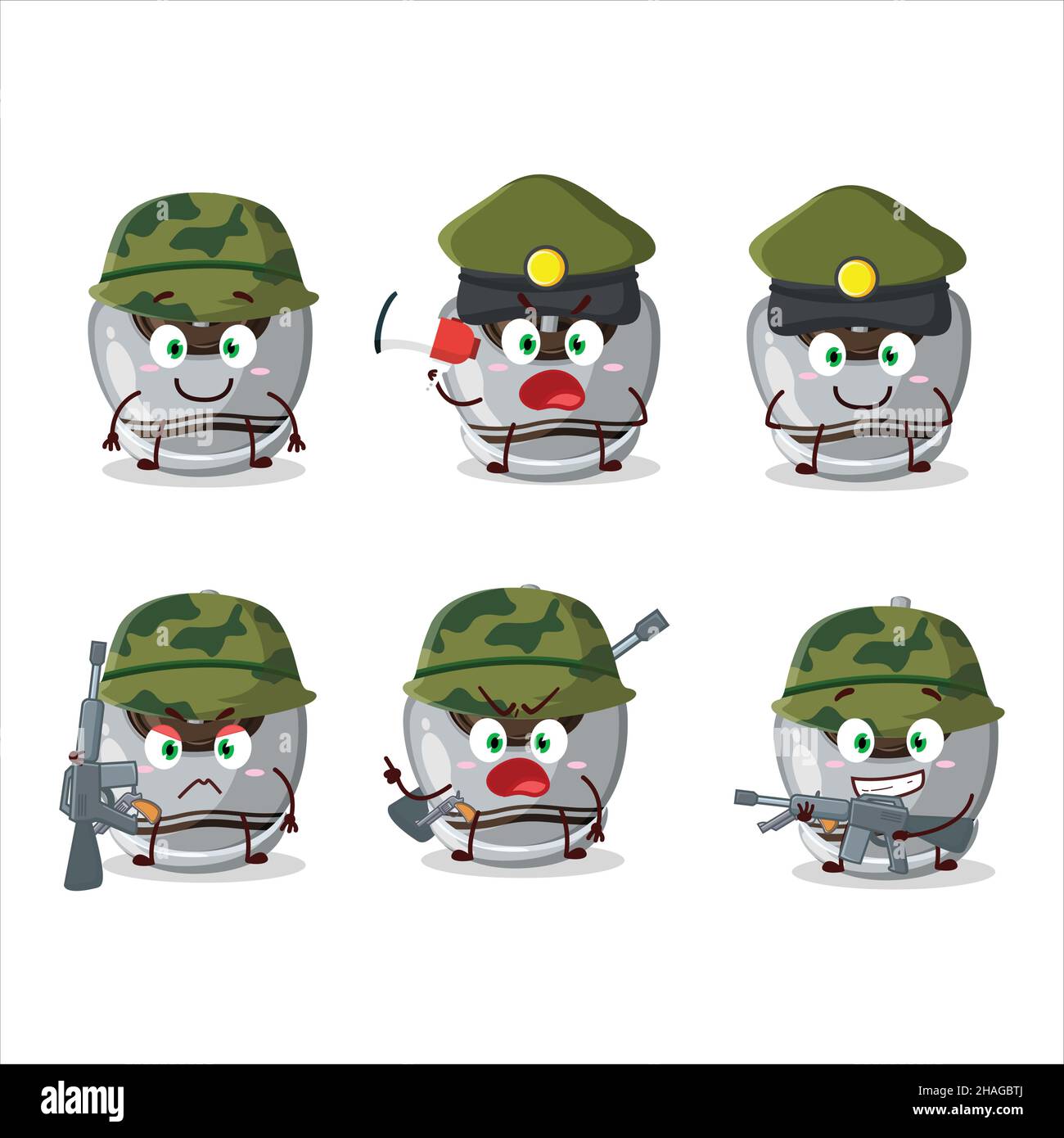A charming soldier white sugar candy cartoon picture bring a gun ...