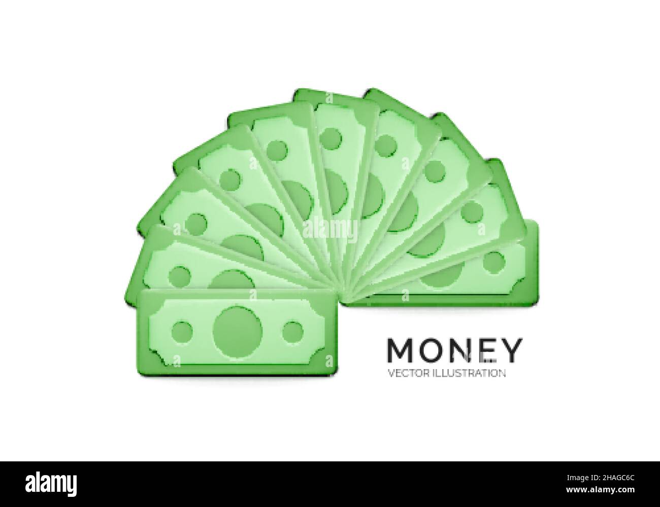 Cash money silhouette on Cut Out Stock Images & Pictures - Alamy