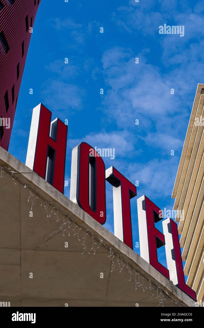 Hotel reception signboard hi-res stock photography and images - Alamy