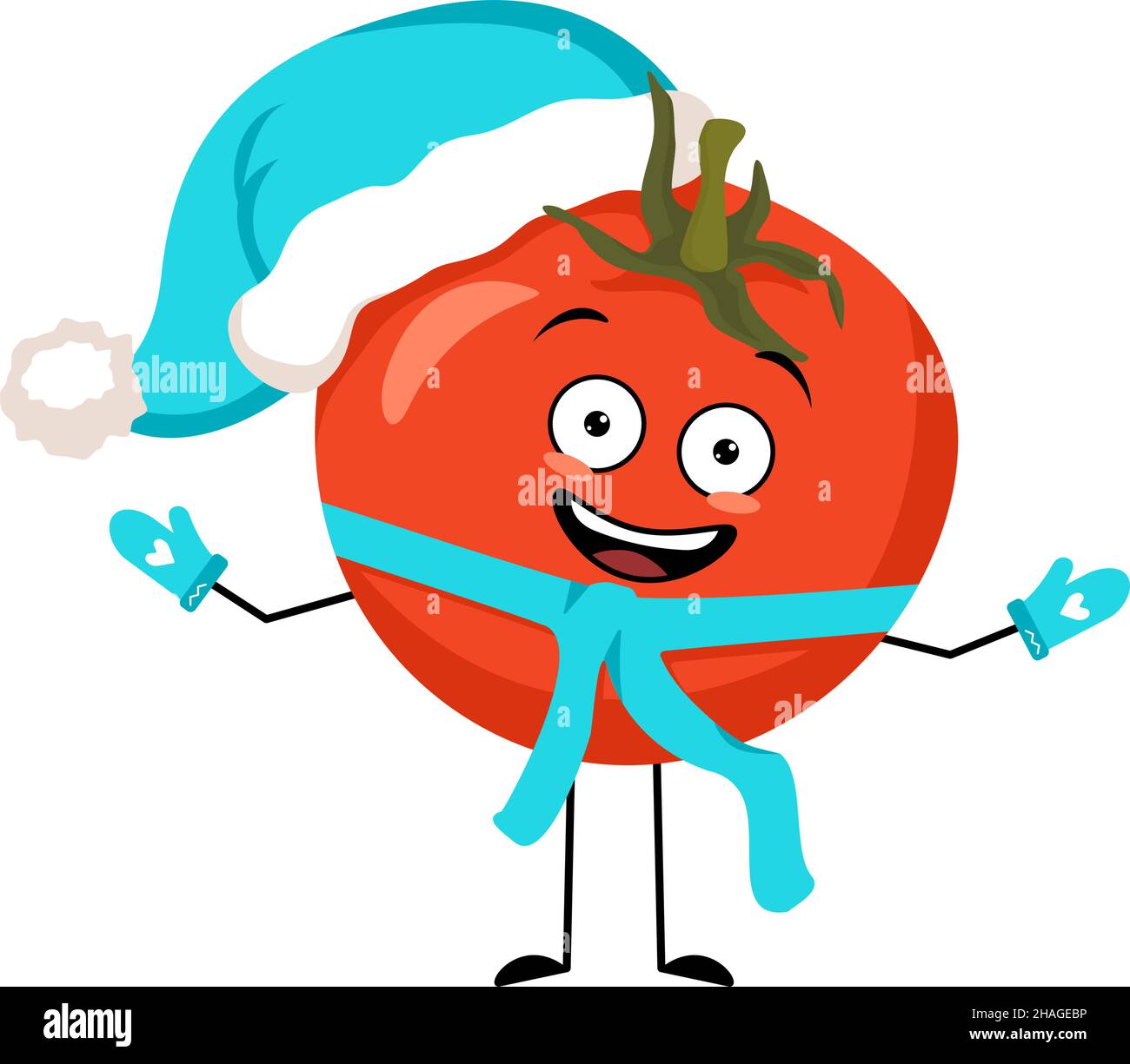 Cartoon happy tomato hi-res stock photography and images - Alamy