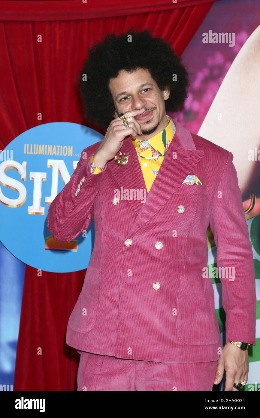 LOS ANGELES - DEC 12: Eric Andre at the Sing 2 Premiere at the Greek ...