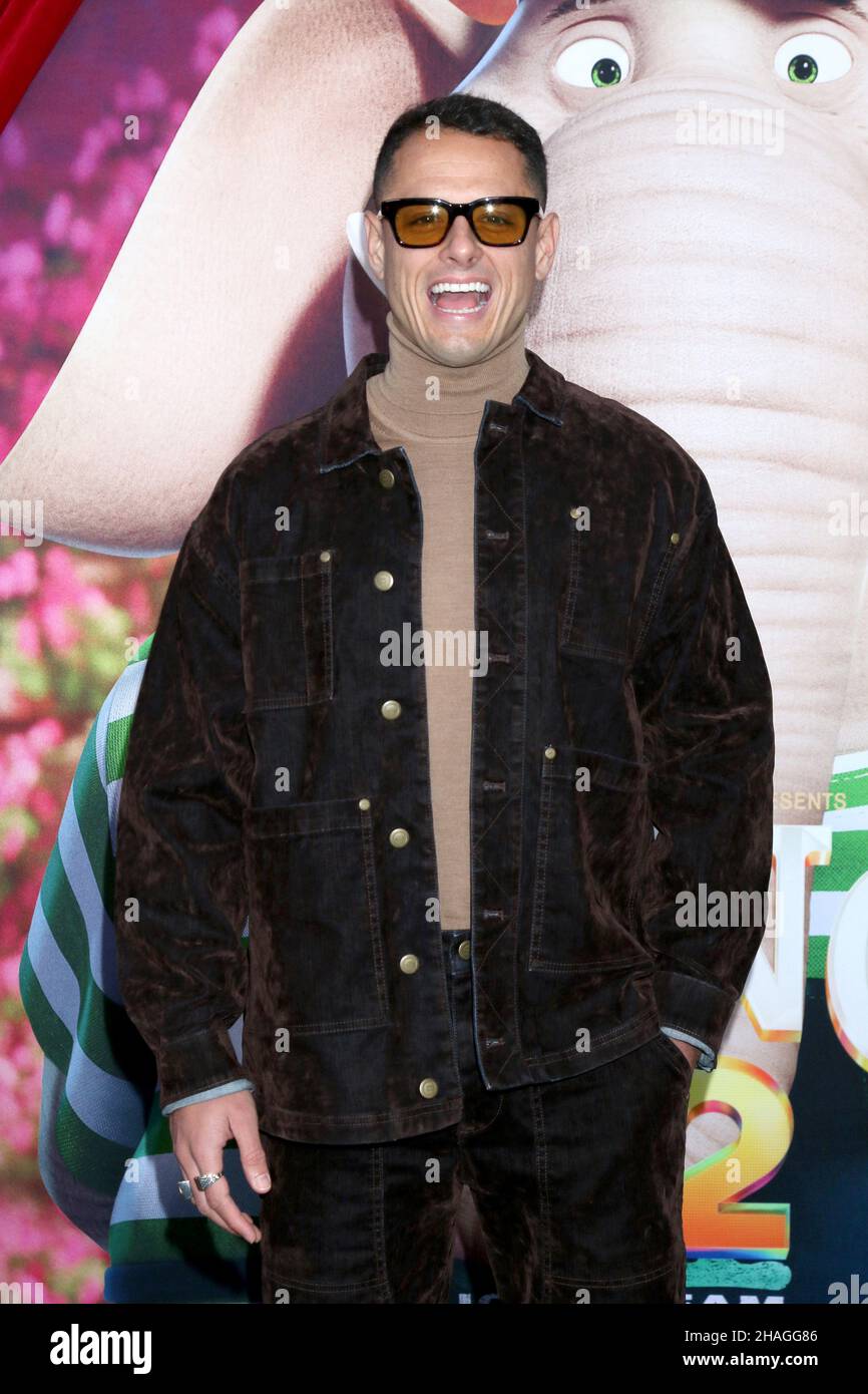 LOS ANGELES - DEC 12: Javier Hernandez at the Sing 2 Premiere at the ...