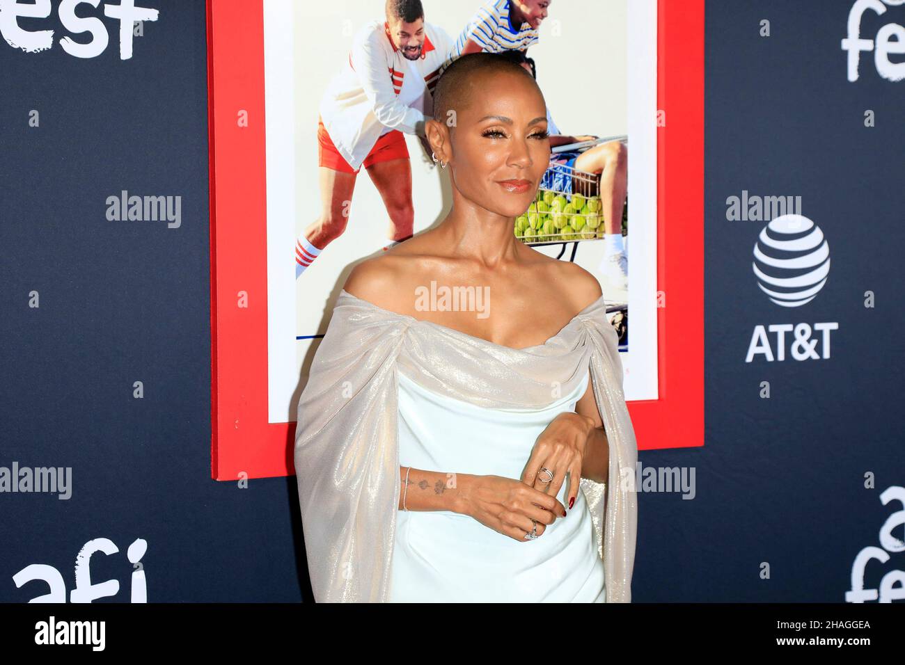 LOS ANGELES - NOV 14: Jada Pinkett Smith at the AFI Fest Closing Night - King Richard Premiere ...