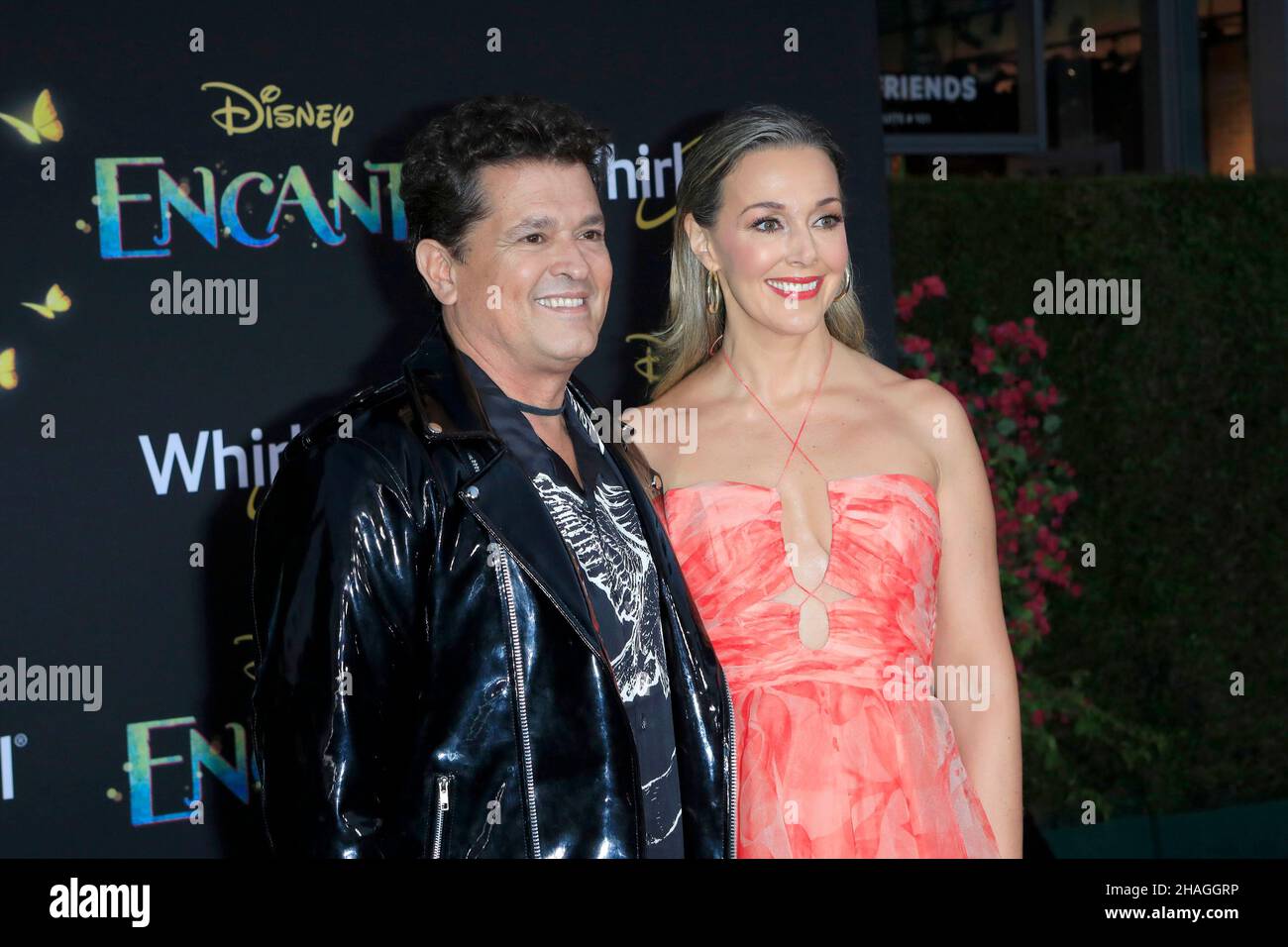 LOS ANGELES - NOV 3: Carlos Vives, Claudia Elena Va?squez at Encanto ...