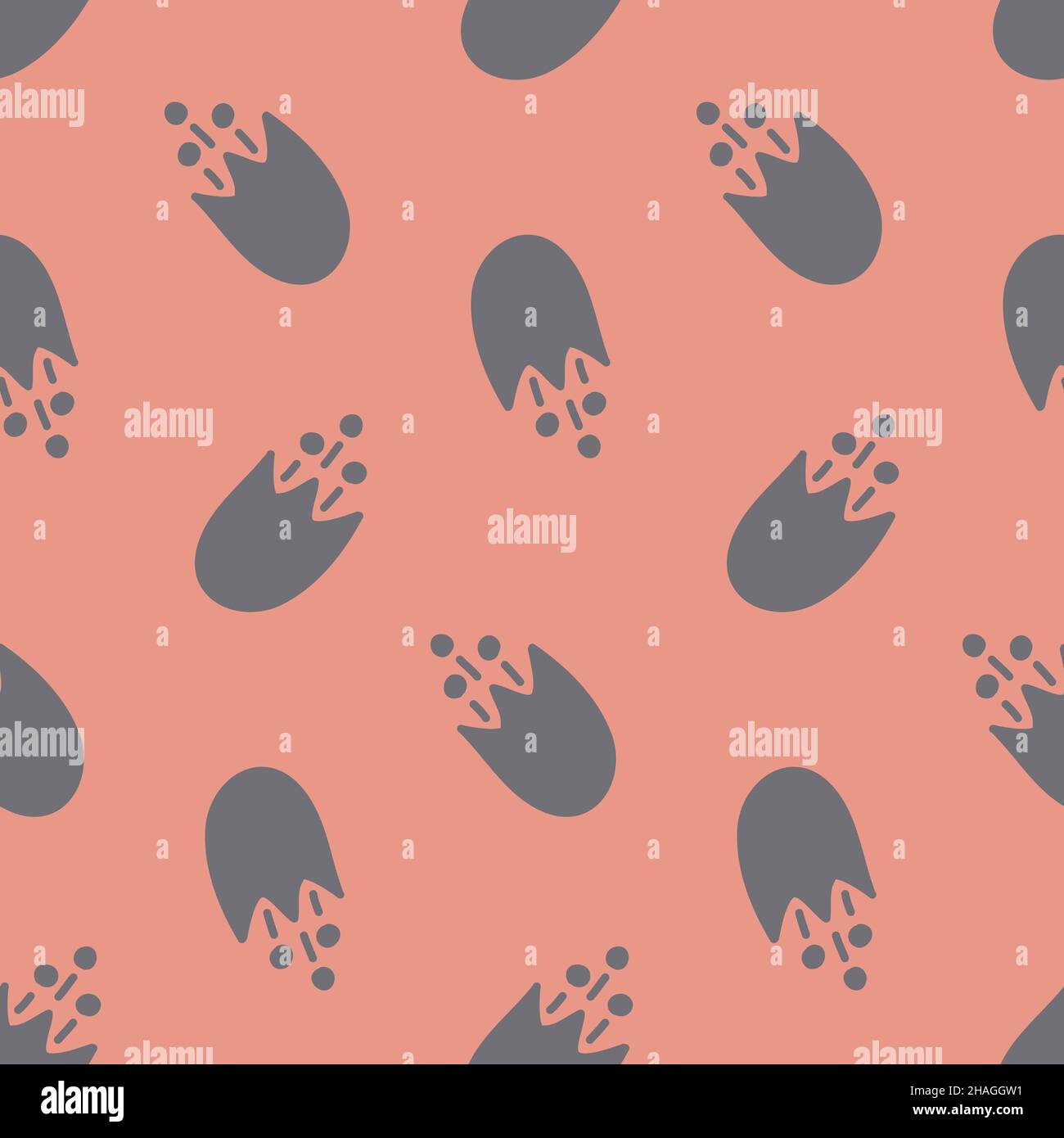 Seamless pattern fancy pink floral background wallpaper textile design ...